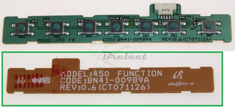 PLATINE DE COMMANDE CLAVIER SAMSUNG - BRELECT